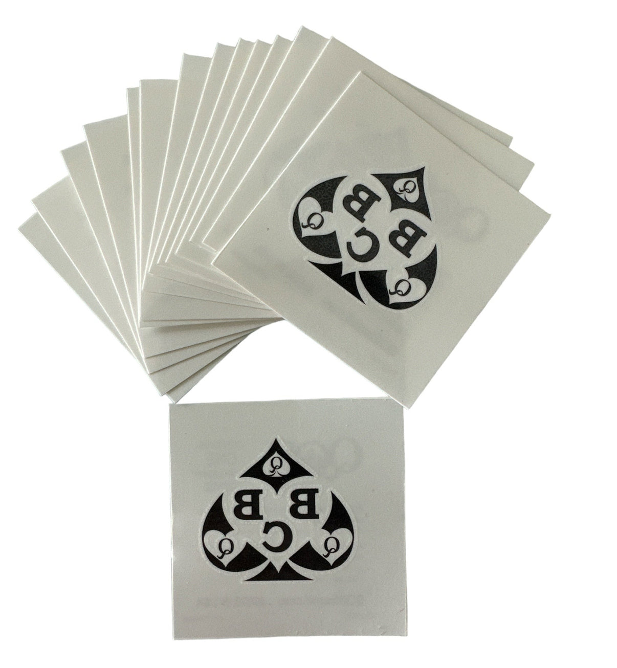 BBC Queen of Spades Temporary Tattoos - Lifestyle Art | QOS