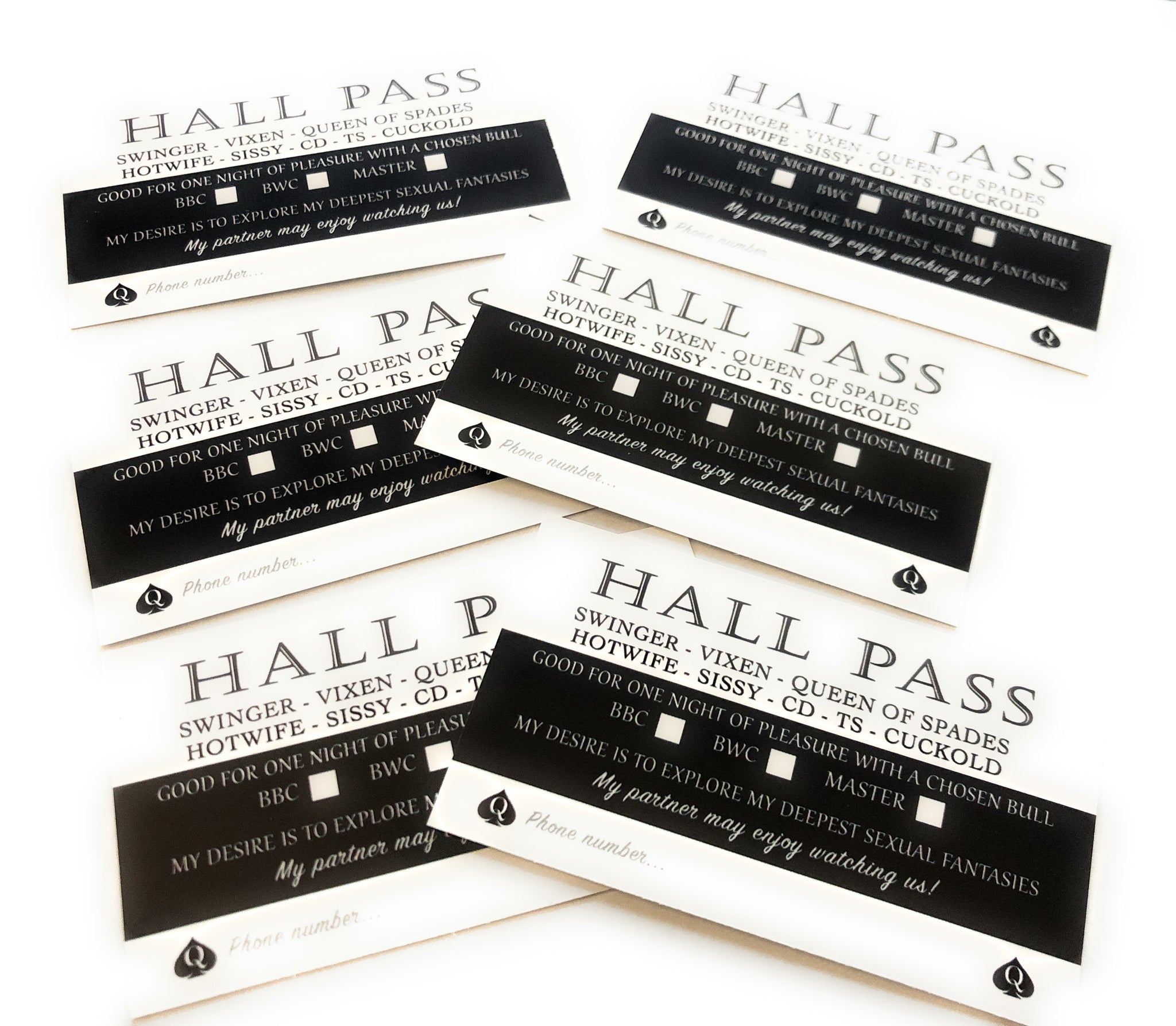 THE ULTIMATE HALL PASS CARD - Make Desires Come True – QOS