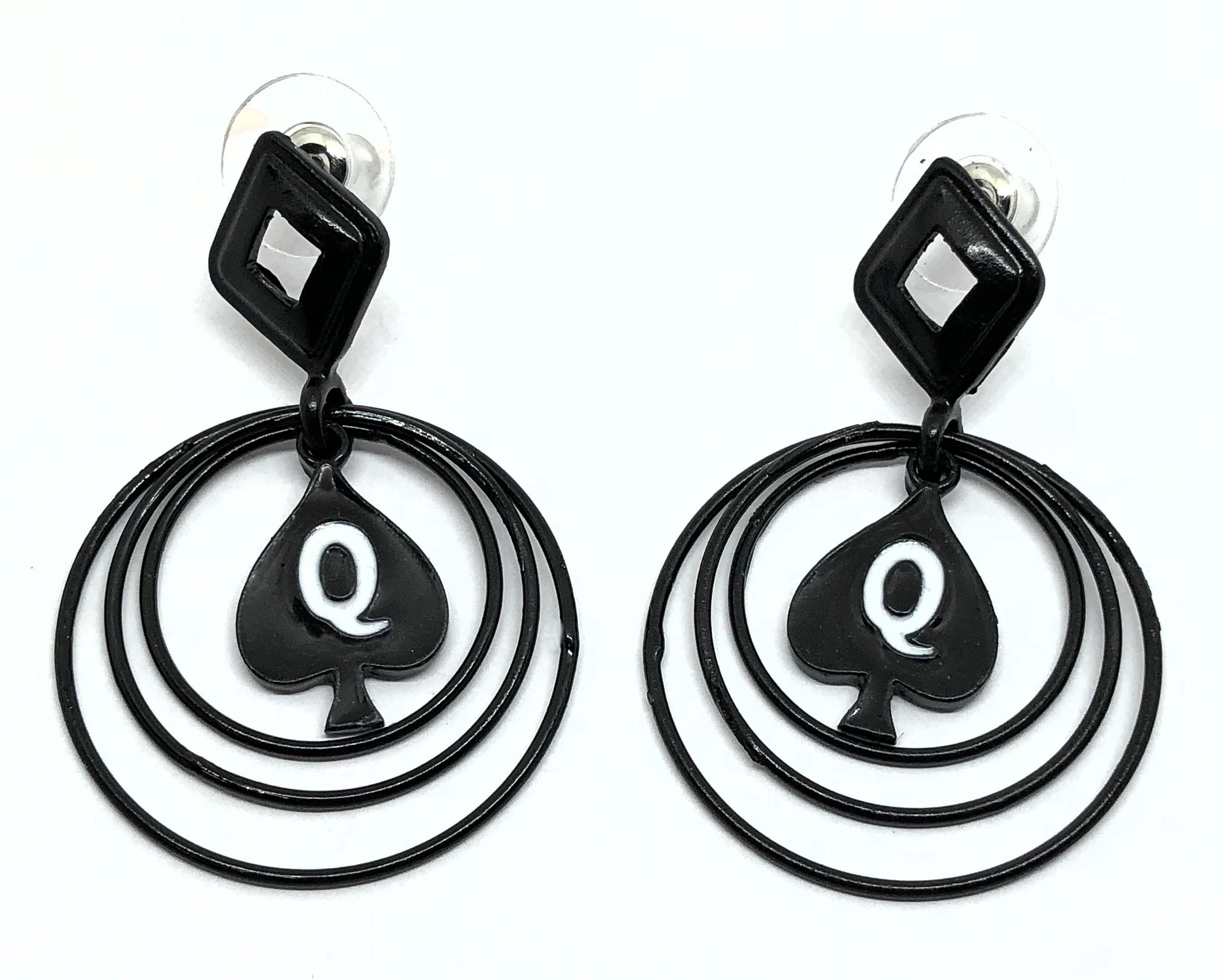 Queen Of Spades - Branded Multi Hoop Earrings for the Hotwife BBC Love ...