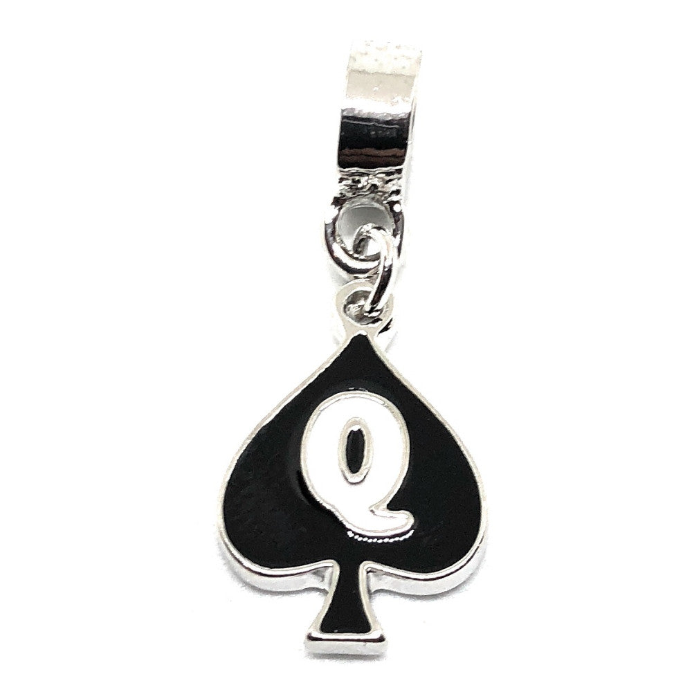 Official Brand QOS - Q Spade Queen Of Spades - Charm - Hotwife - Black ...